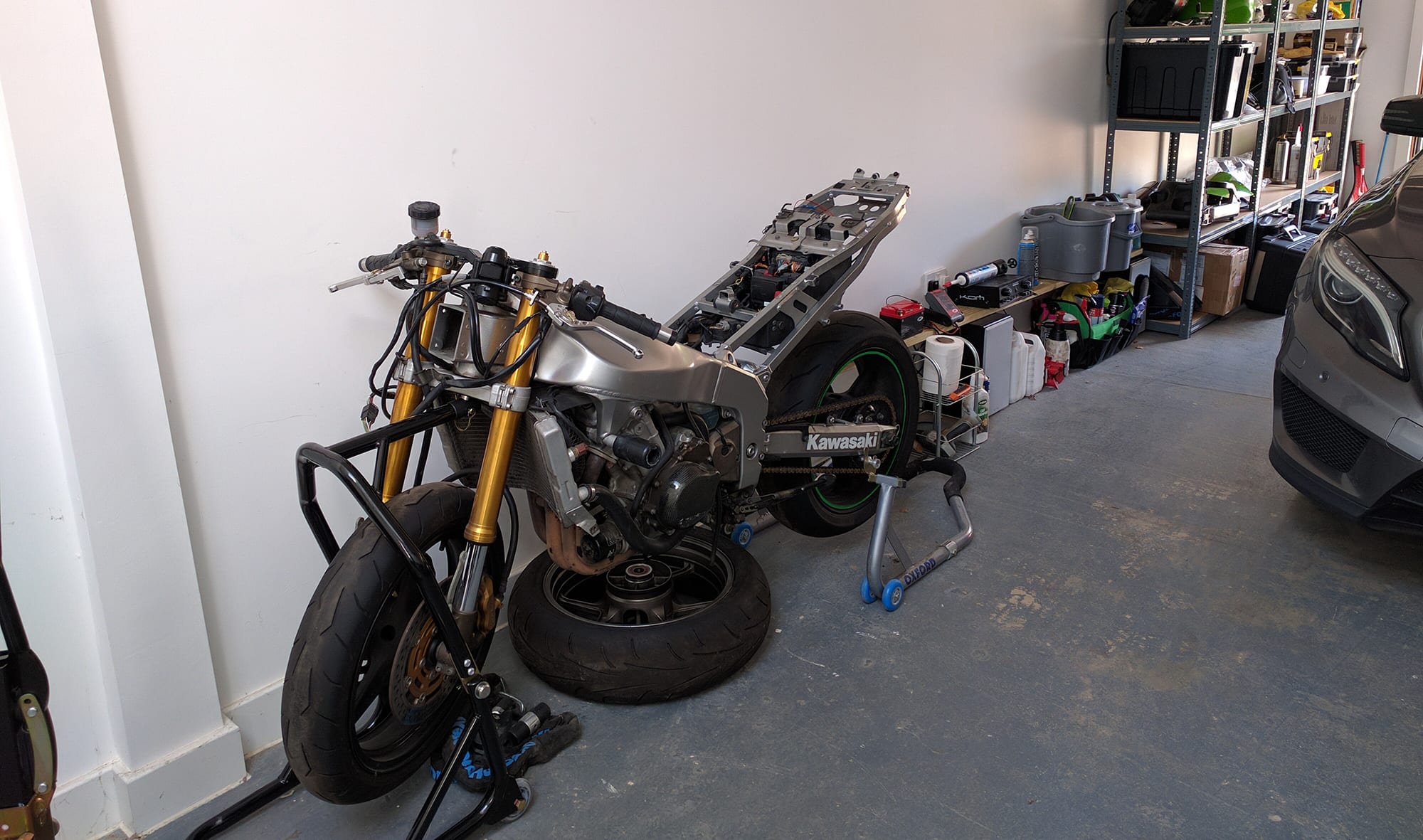 Stunt framed race ninja build (part 1)